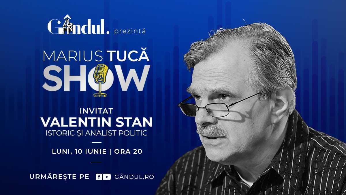 Marius Tucă Show începe luni, 10 iunie, de la ora 20.00, live pe gândul ...