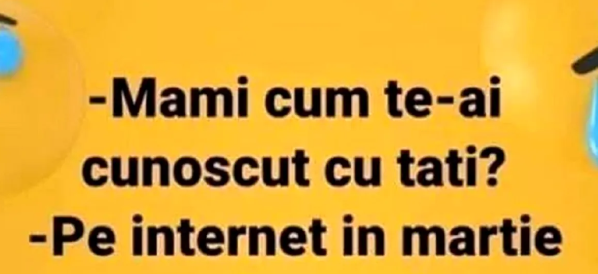 BANCUL ZILEI | Mami, cum te-ai cunoscut cu tati?