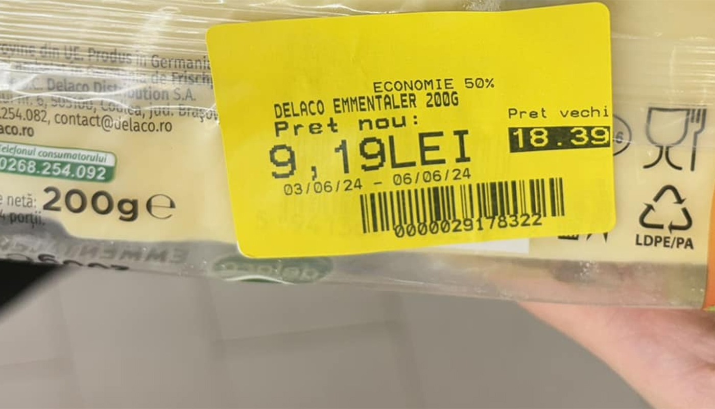 Ce a pățit un ieșean, după ce a cumpărat un cașcaval redus 50%, din ...