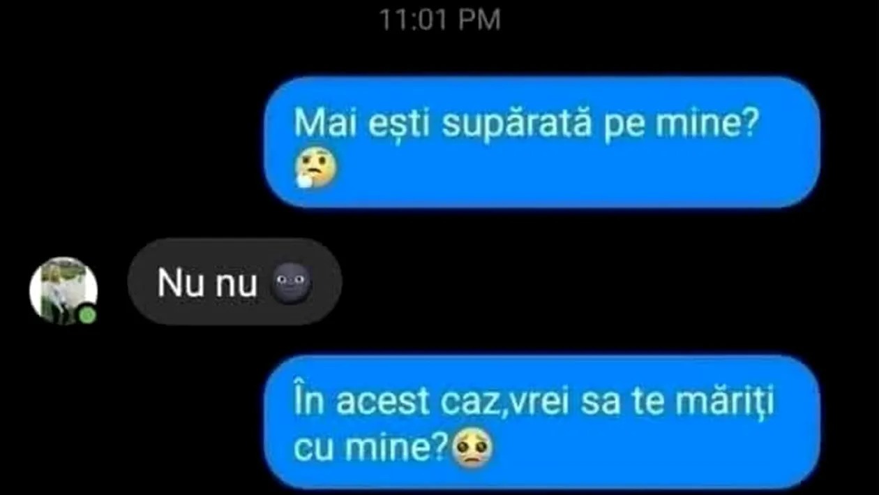 BANCUL ZILEI | „Mai ești supărată pe mine?”