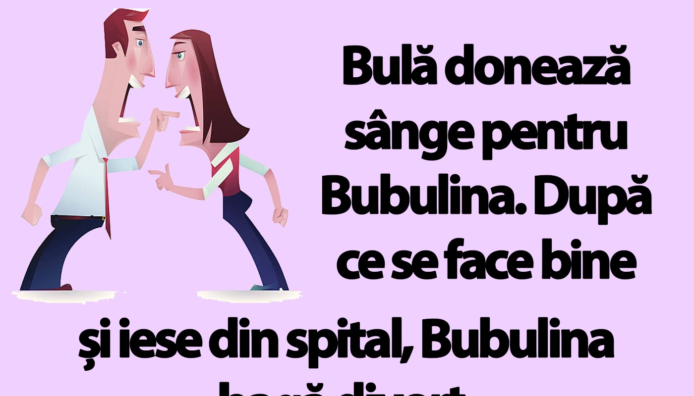 BANC | Bulă donează sânge pentru Bubulina
