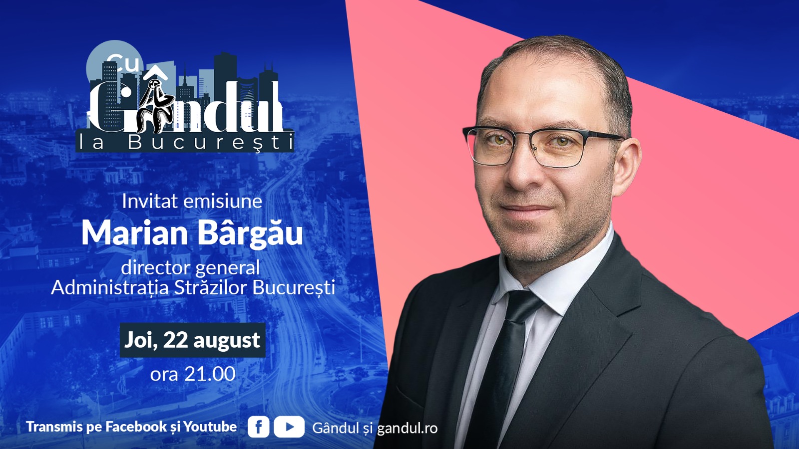 „Cu Gândul la București” începe joi, 22 august, de la ora 21.00 ...