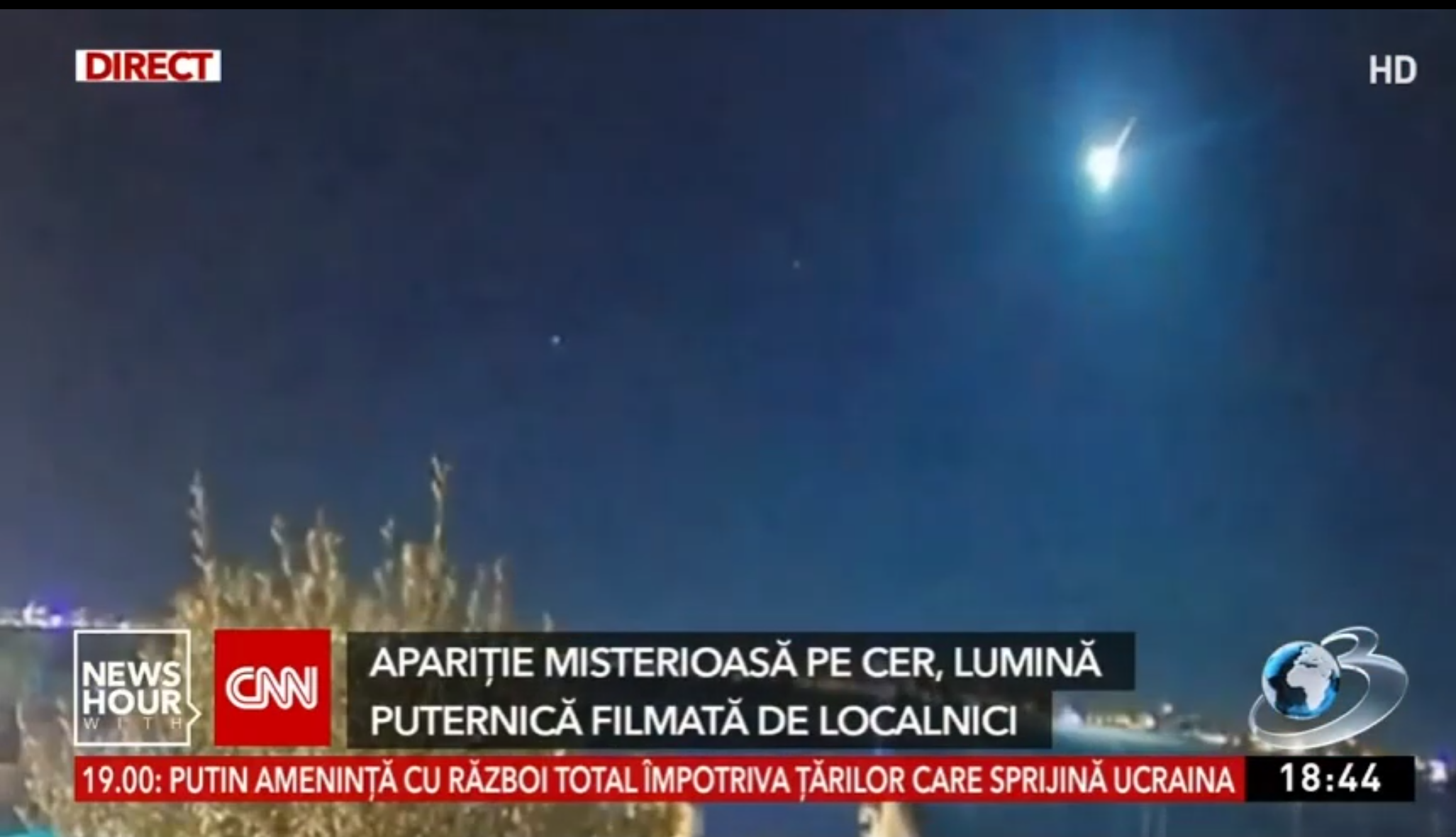 O „STEA căzătoare” de pe cer i-a panicat pe mulți români de la malul ...