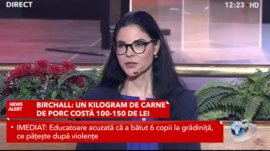 Ana Birchall, candidată la prezidențiale, nu a știut cât costă carnea ...