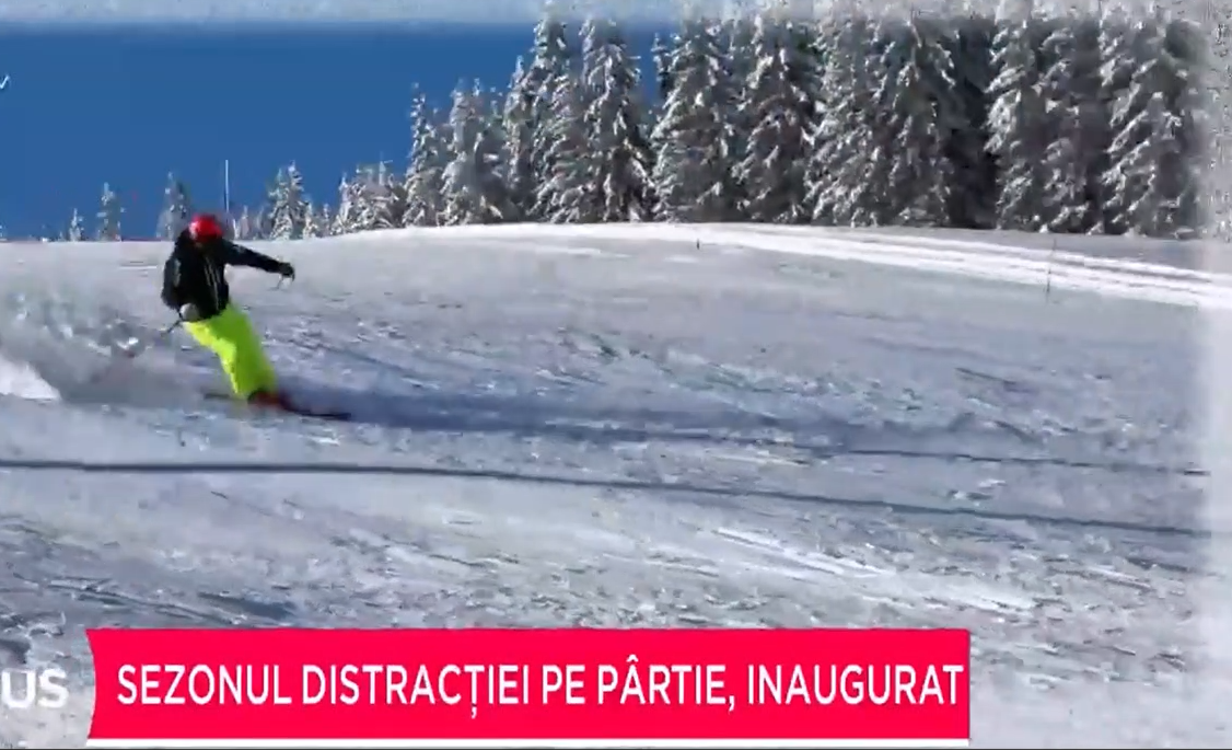 Sezonul distracției pe pârtie, inaugurat. Pârtia de SCHI de la ...