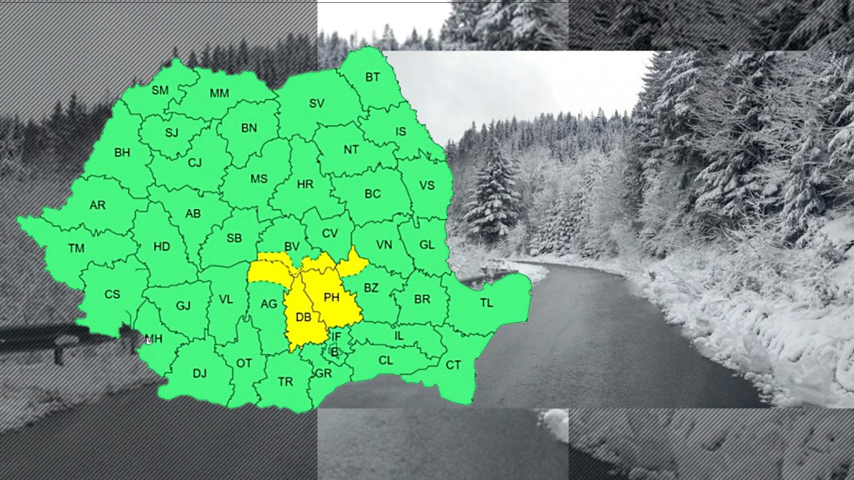 Cod galben de NINSORI și ploi în mai multe județe din țară. Cum va fi vremea în București