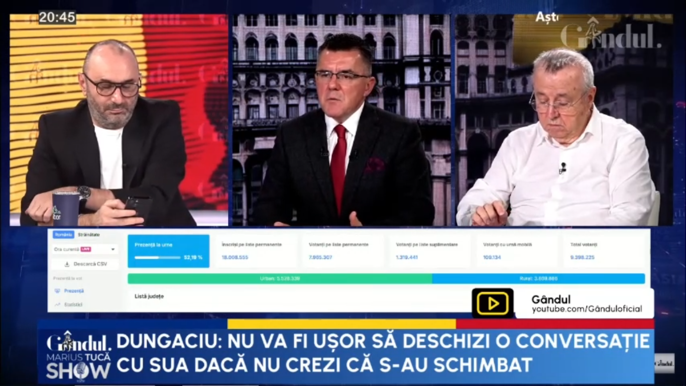 Dan Dungaciu: „Greșeala partidelor SUVERANISTE a fost că au pus apă în vin”