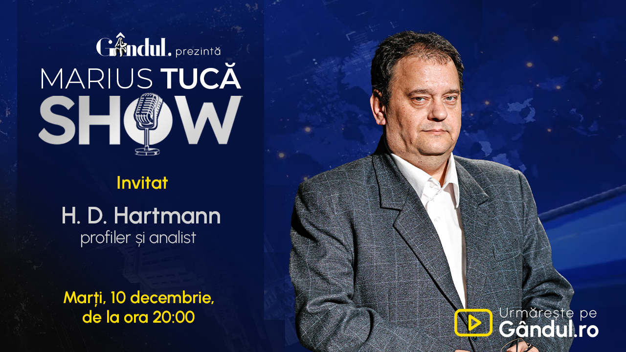 Marius Tucă Show începe marți, 10 decembrie, de la ora 20.00, live pe ...