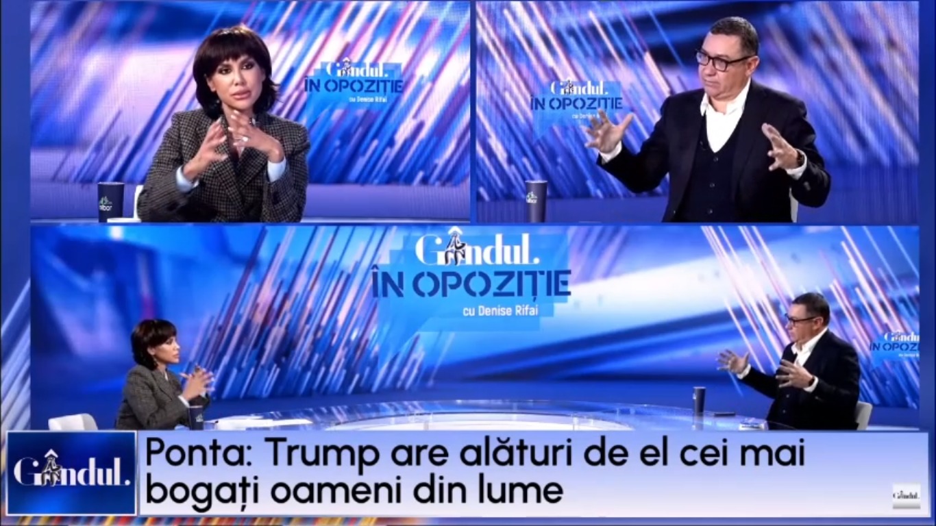Victor Ponta: „TRUMP are lângă el cei mai bogați oameni din lume”