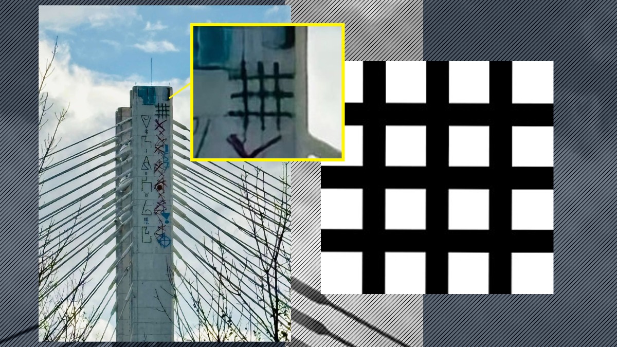 Poliția îi caută pe cei care au desenat mai multe INSCRIPȚII legionare ...