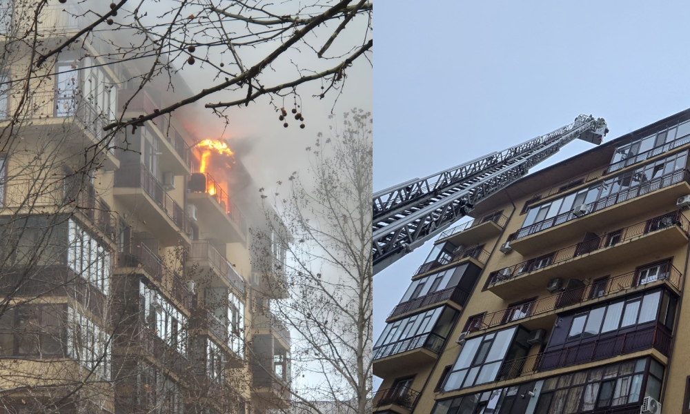 Incendiu puternic lângă București. Un bloc din zona Militari Residence ...