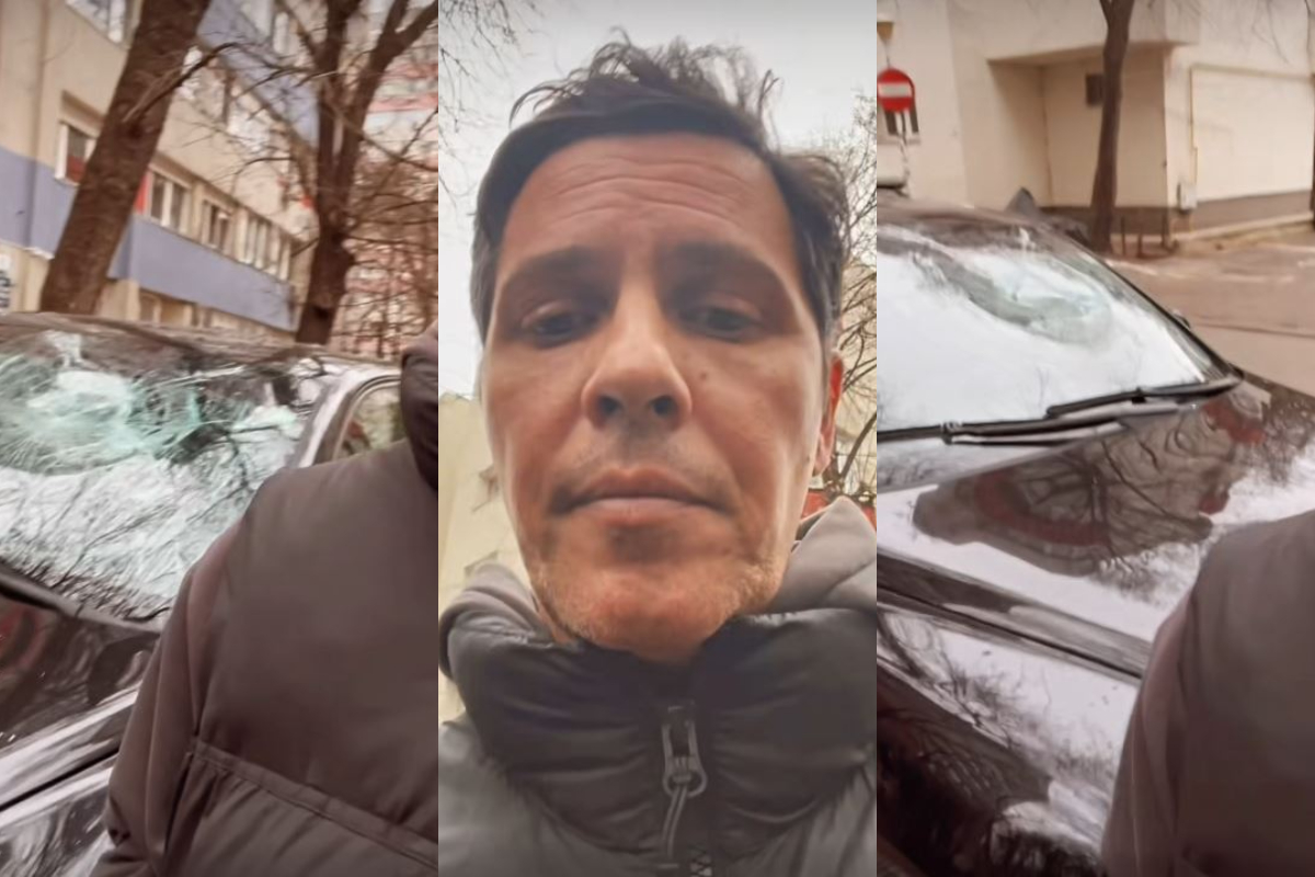 Mașina actorului Lucian Viziru a fost VANDALIZATĂ în parcare! „Cineva a ...