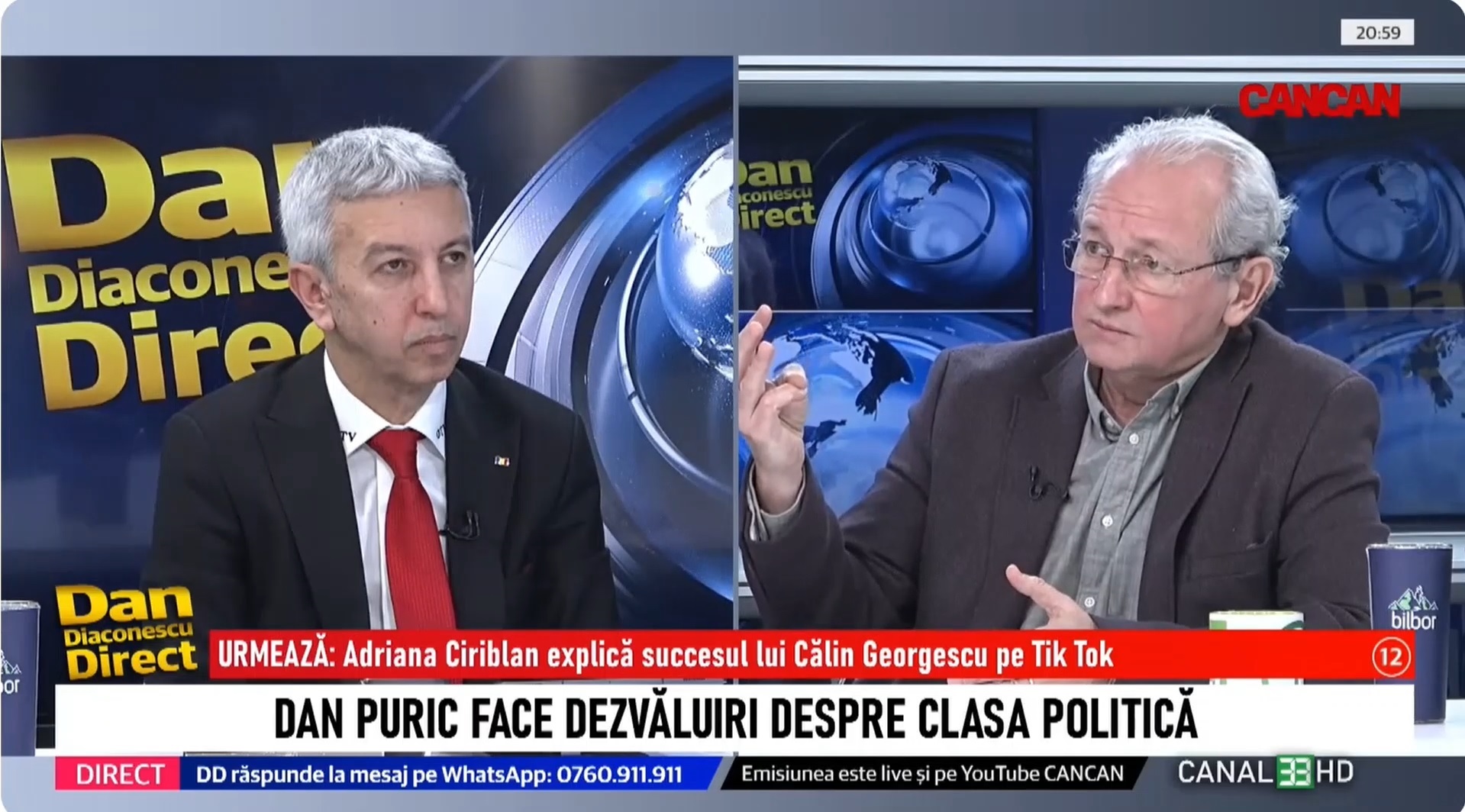 Dan Puric: „Călin GEORGESCU n-a ieșit din cursă, el a fost votat”