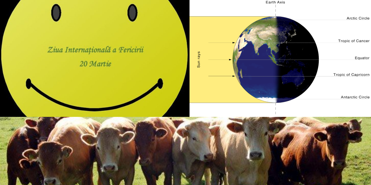 20 MARTIE, calendarul zilei: Ziua Internațională a Fericirii ...