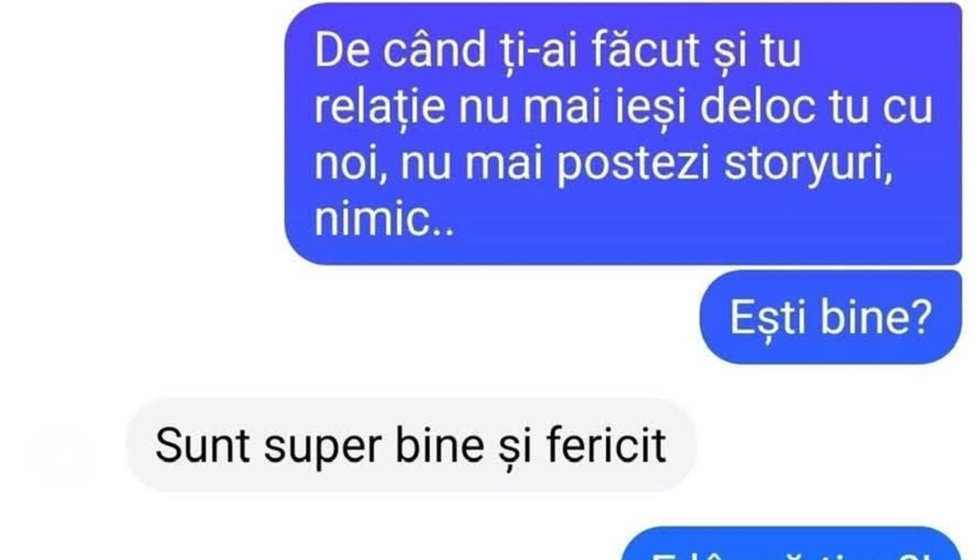 Bancul zilei | „De când ți-ai făcut o relație, nu mai ieși cu noi”