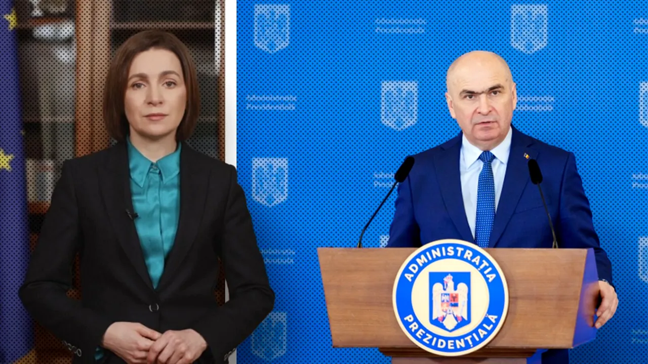 Ilie Bolojan, primit de Maia Sandu, în Republica Moldova, în cadrul unei ceremonii oficiale