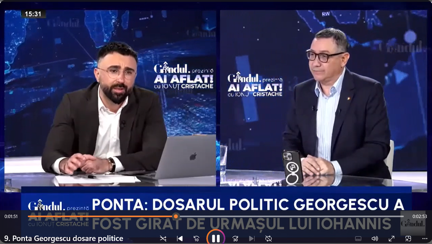 Victor Ponta: „Dacă ajung președinte, voi opri toate dosarele politice ...