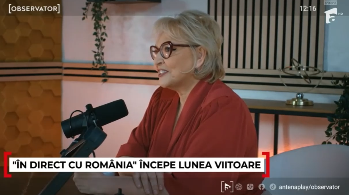 Mihaela Tatu revine în TELEVIZIUNE, după 25 de ani de pauză, cu emisiunea „În direct cu România ...