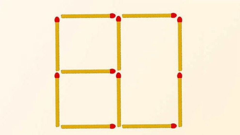 TEST IQ | Câte bețe de chibrit trebuie să fie mutate pentru a alcătui ...