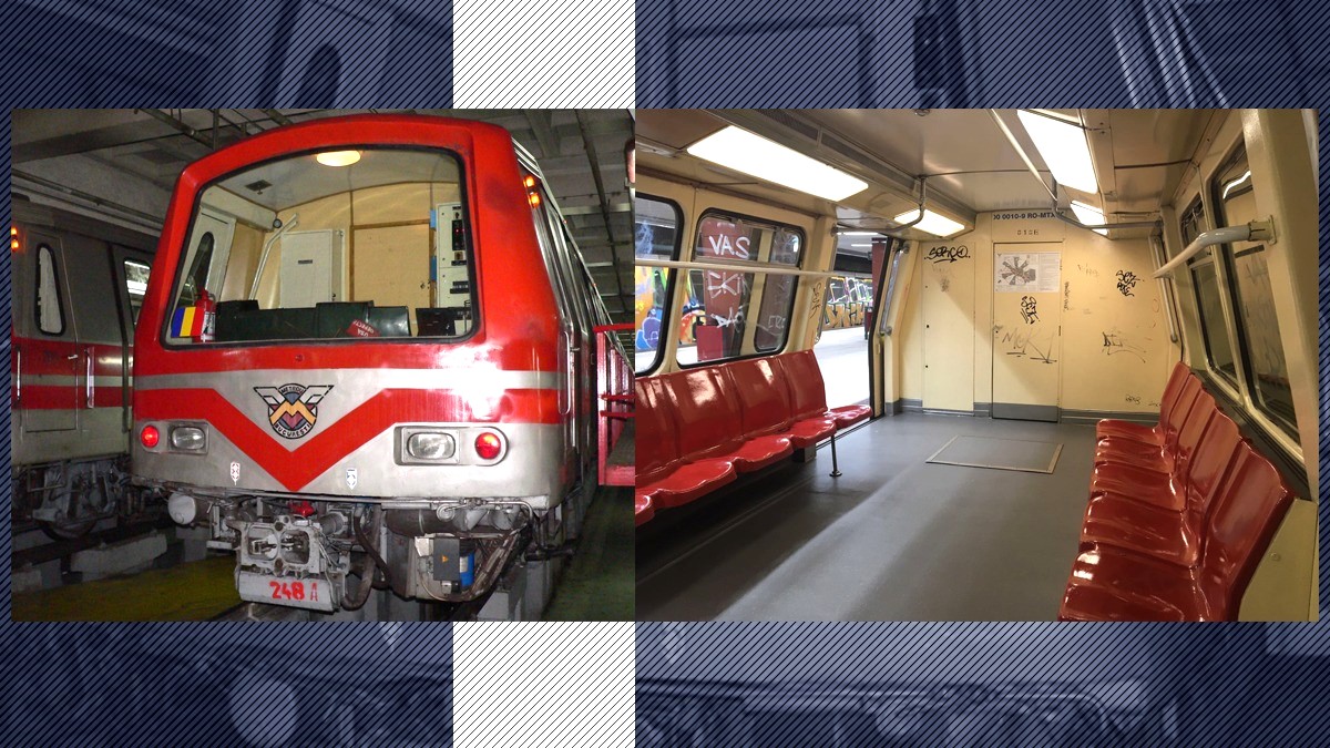 Legendarele trenuri de metrou IVA au ajuns un coșmar pentru Metrorex