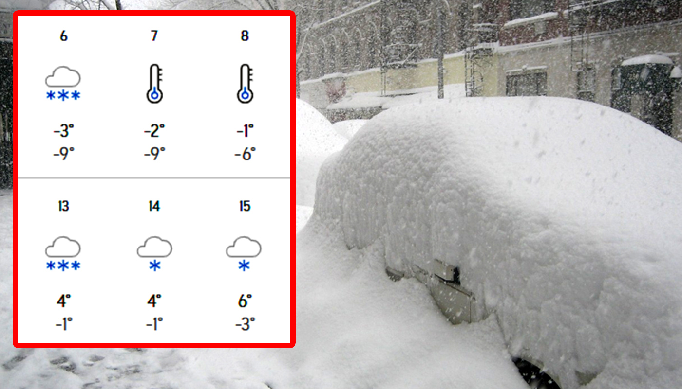 Meteorologii Accuweather au emis COD ROȘU de ninsori: Viscol, strat de zăpadă de 10 cm și ...