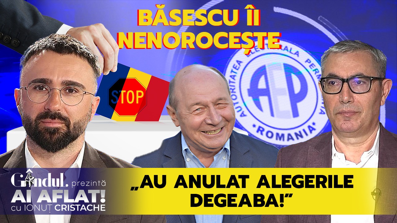 Băsescu dă foc campaniei! | "Ai aflat! Cu Ionuț Cristache" | Invitat ...
