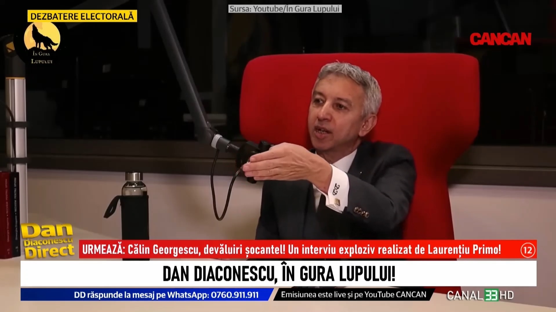 Dan Diaconescu: „Aștept 4 mai și sper că românii vor face ceva mare ...