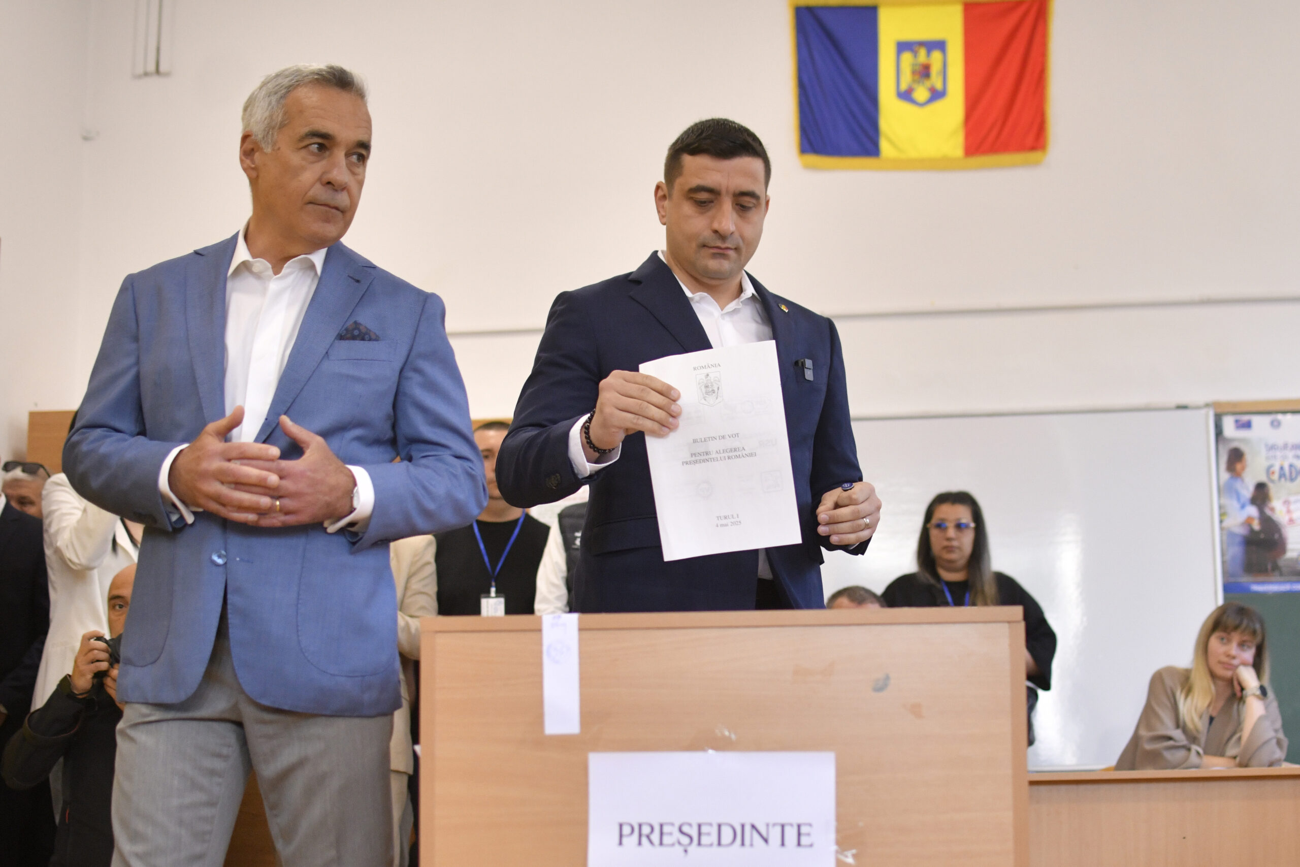 George Simion, împreună cu GEORGESCU la vot: „A venit vremea să ne luăm ...