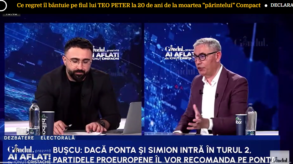 Doru Bușcu: "Coaliția PSD-PNL-UDMR își riscă existența. Lasconi ...