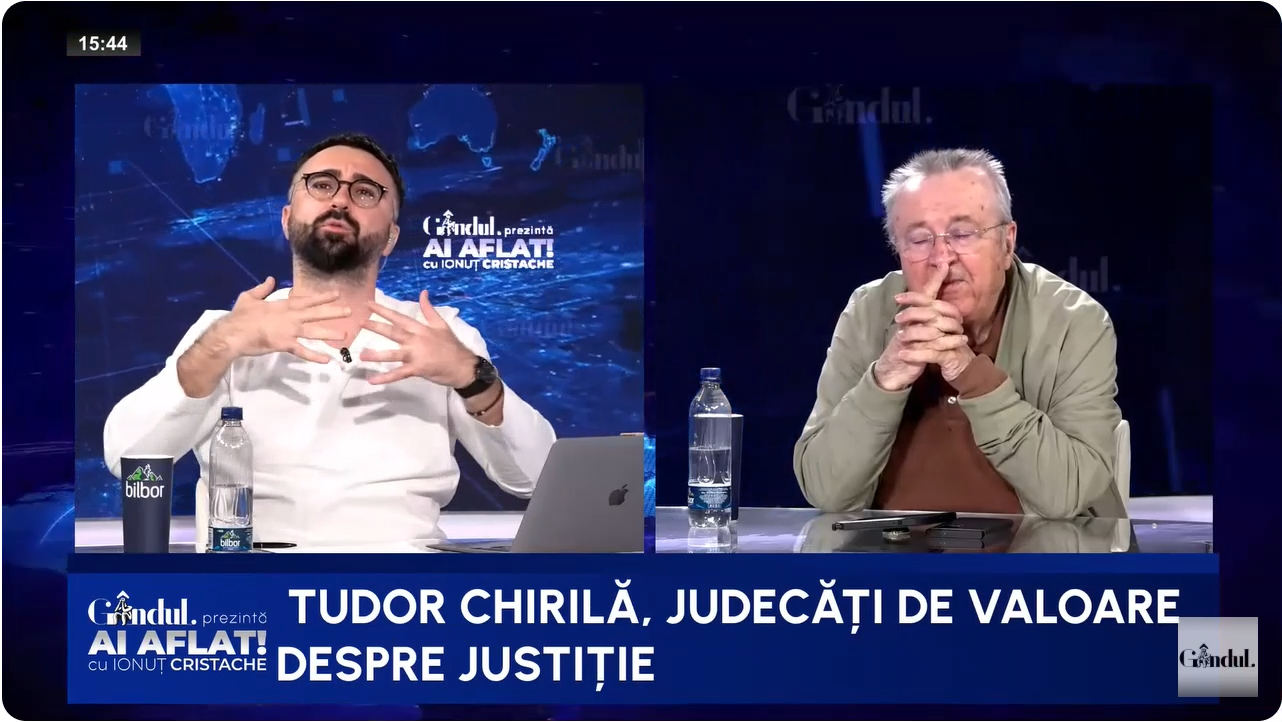 Ionuț Cristache: „Totuși... să zică un cântăreț ce e de făcut în Justiție?”