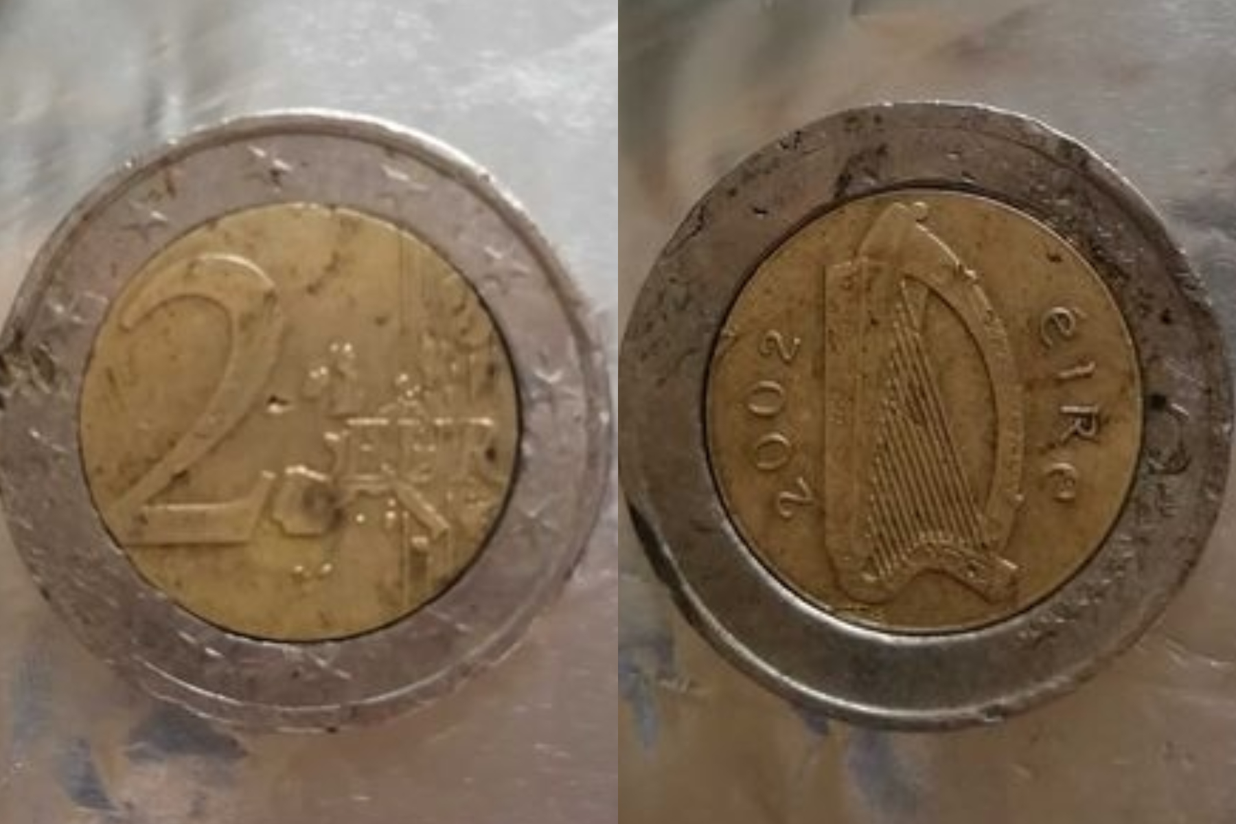 Cu cât se vinde o monedă de 2 euro cu „defect de tipărire”