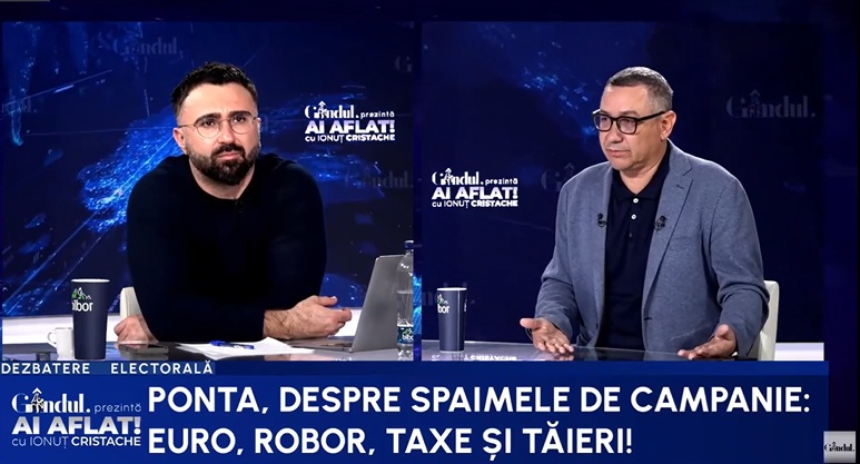 Victor Ponta: „Eu nu cred că George Simion îl pune pe Călin Georgescu prim-ministru”. Pe cine ...