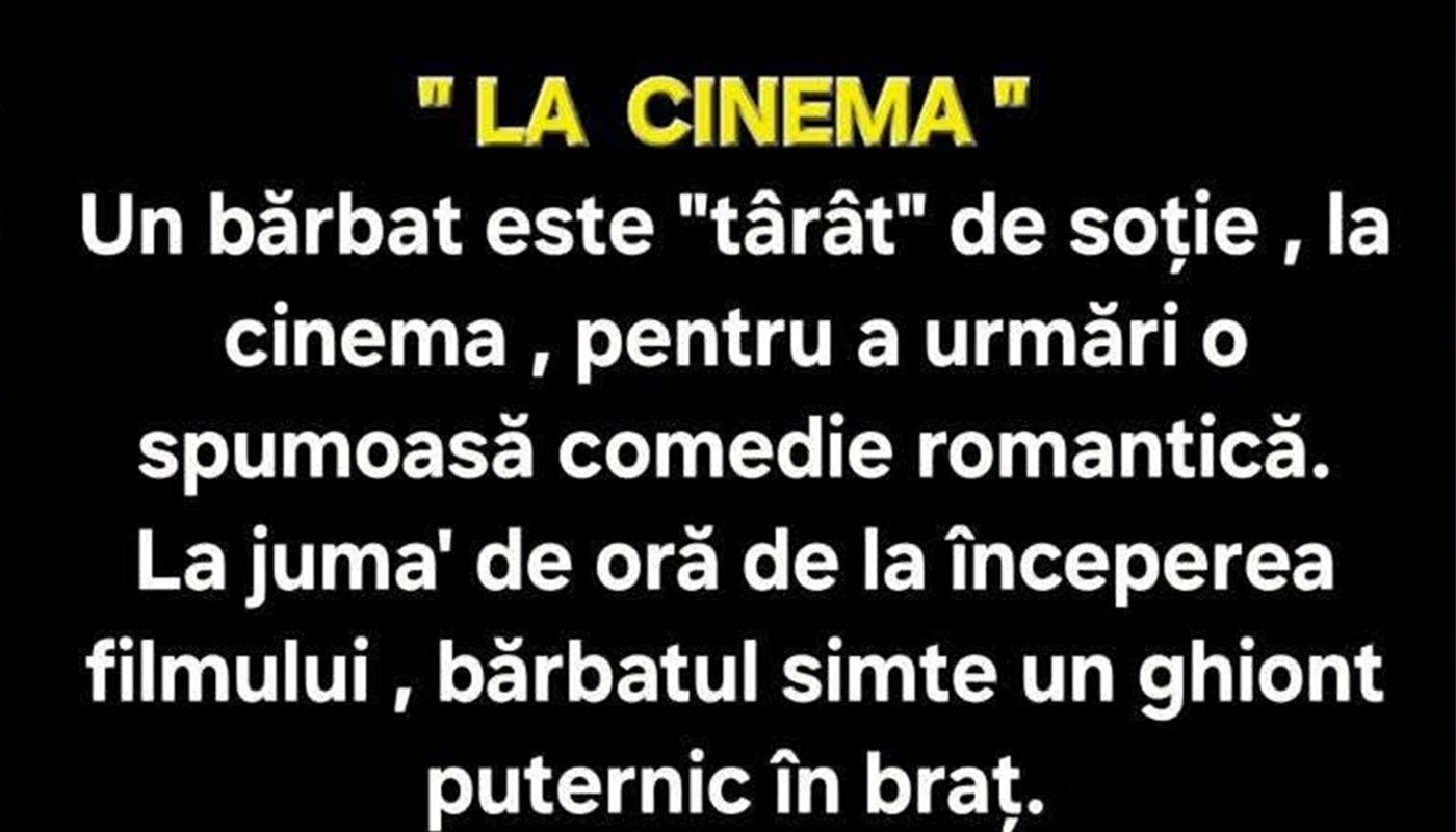 BANCUL ZILEI | La cinema...