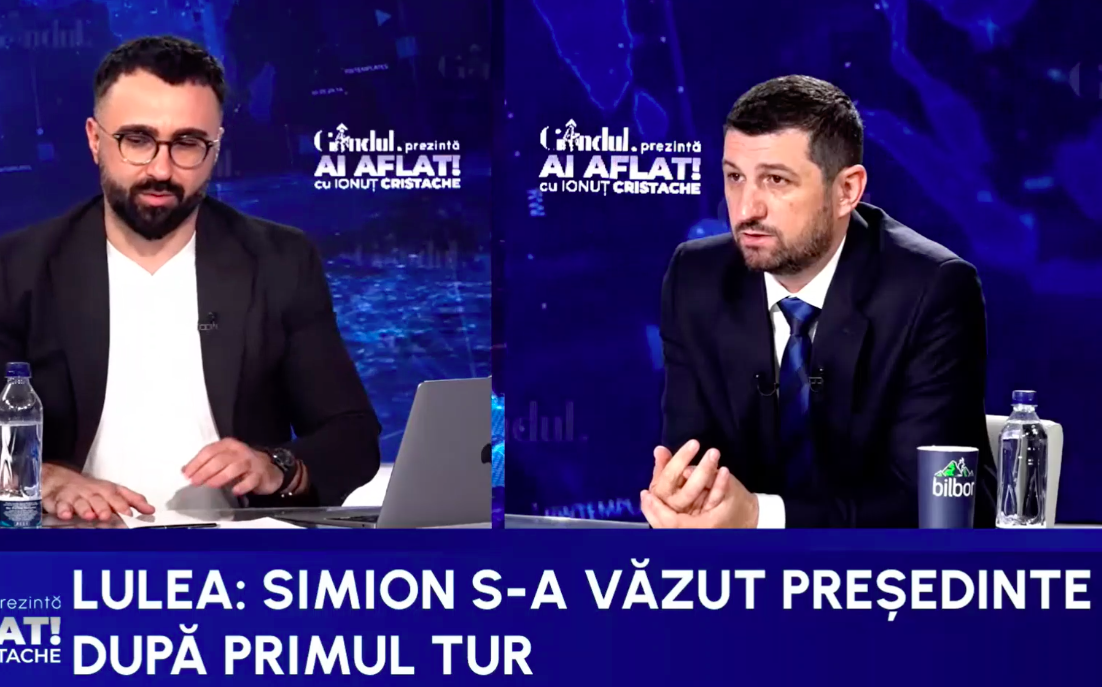 Marius Lulea: "George Simion s-a văzut președinte din PRIMUL tur"
