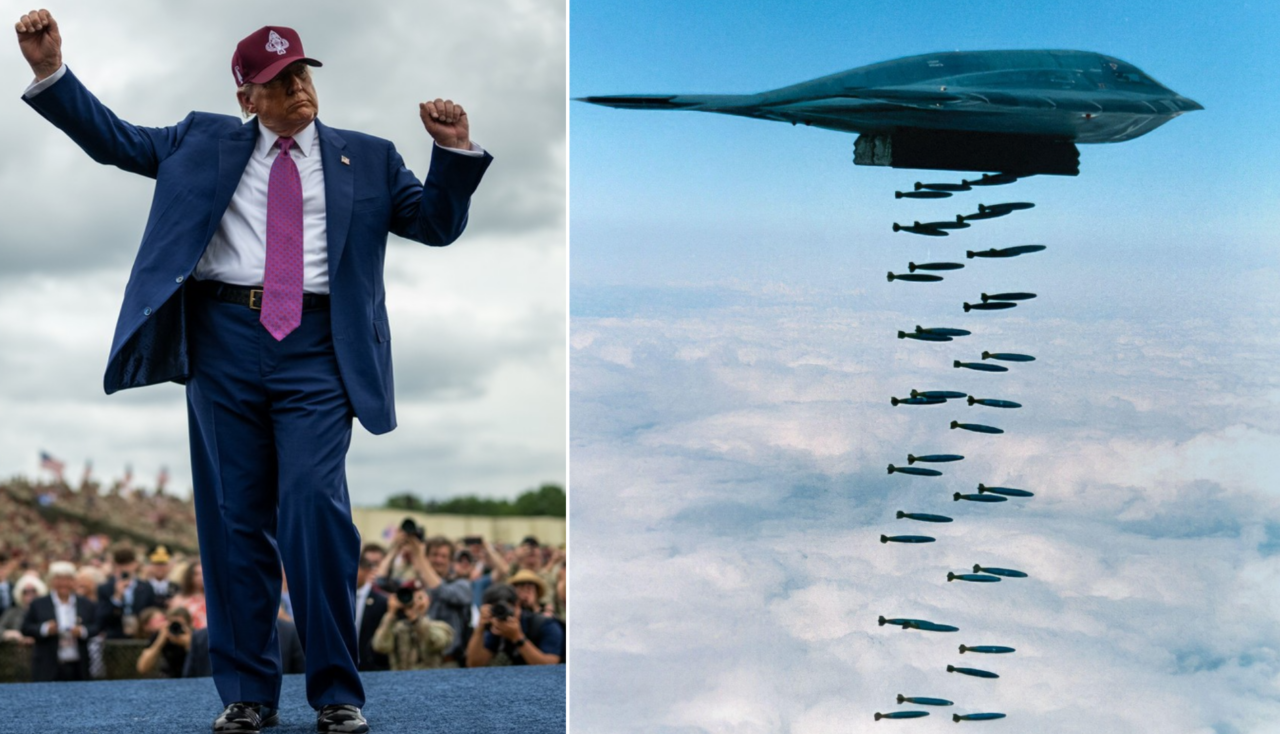 Trump a postat un montaj video cu bombardierele B-2 și cu melodia „Bomb ...