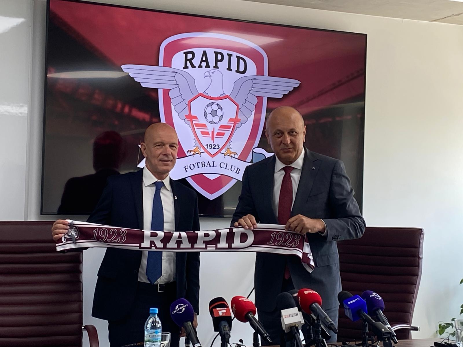 Rapid are director sportiv italian! Dan Șucu și-a prezentat visul ...