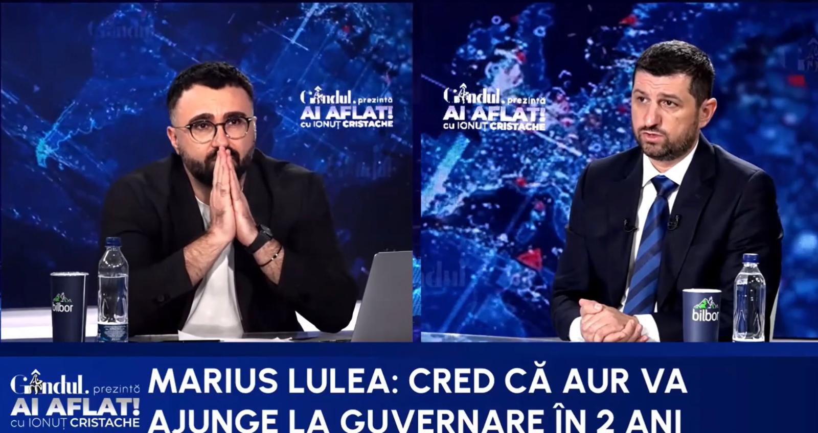 Marius Lulea: Eu cred că AUR va ajunge la guvernare în 2 ani. Prima ...