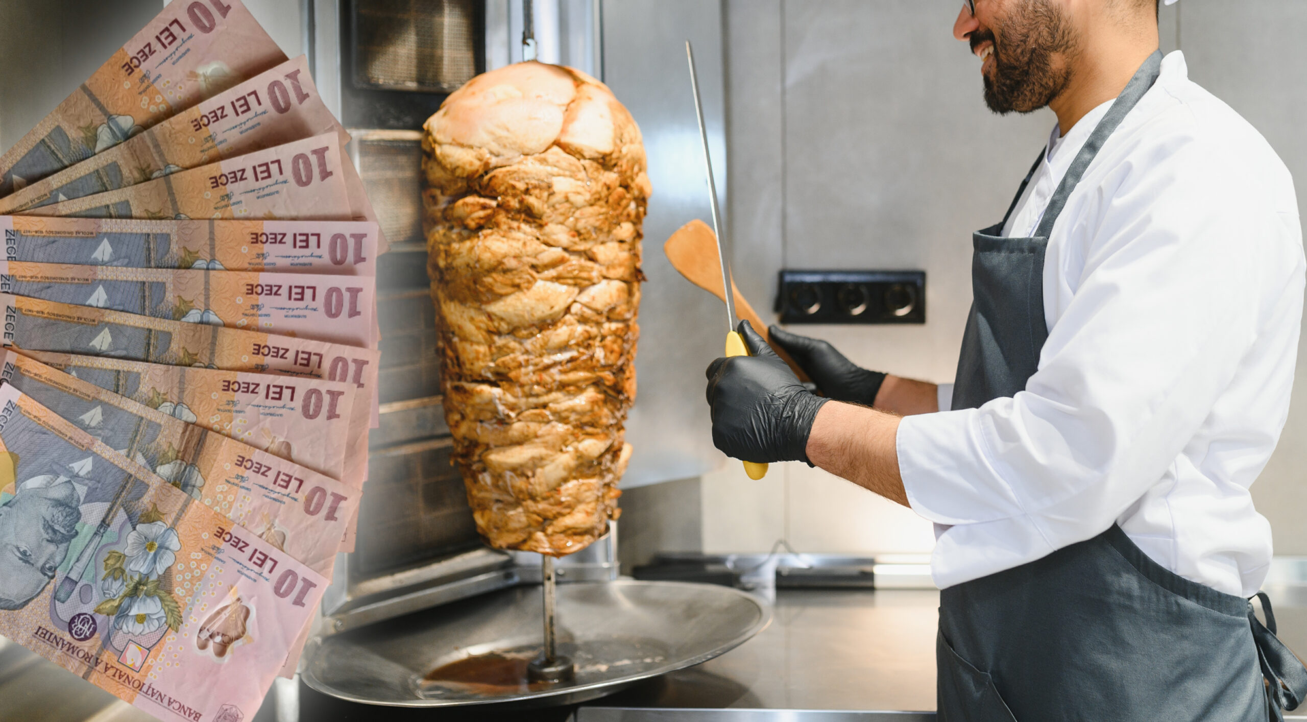 Cu cât se vinde o shaorma, acum, în iulie 2025. „Sper să se plafoneze preţul”