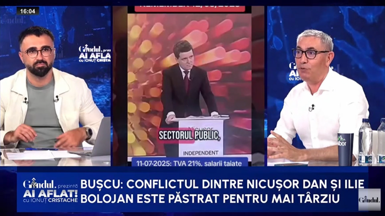 Doru Bușcu: „Nicușor Dan este amabil cu toți, pentru că e cu spatele la ...