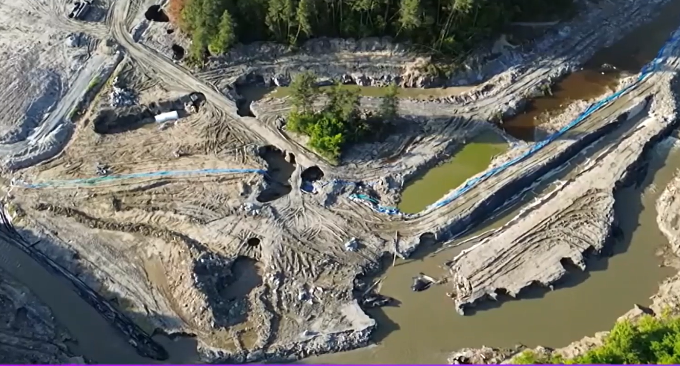 Salina Praid a fost din nou inundată. Crearea unui lac sărat artificial ...