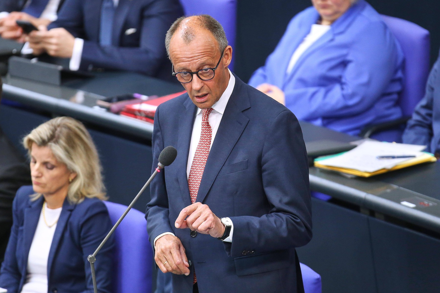 Friedrich Merz și-a prezentat în Bundestag rezultatele parțiale ...