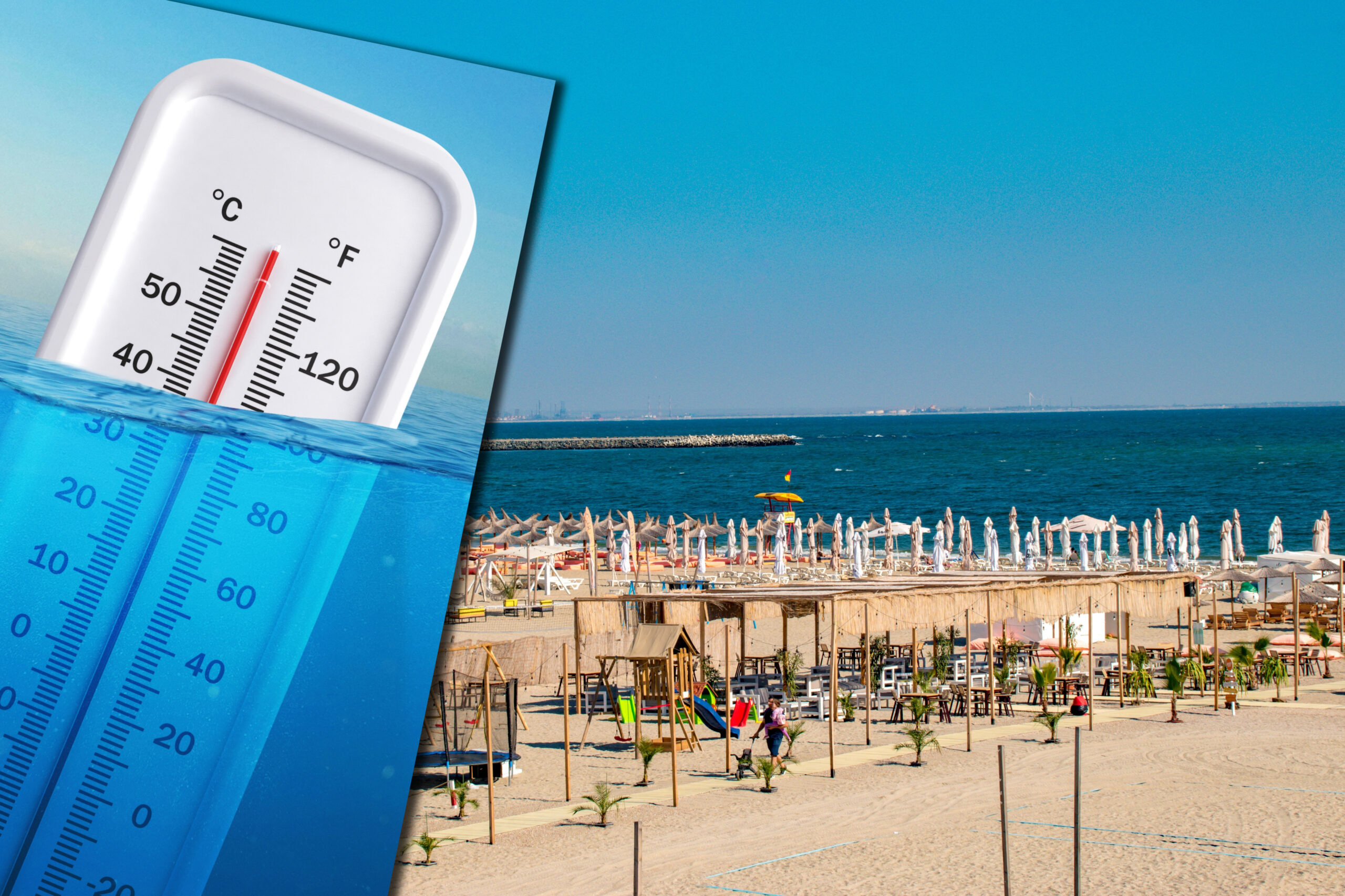 Câte grade are acum apa mării. Scad prețurile, scade și temperatura apei