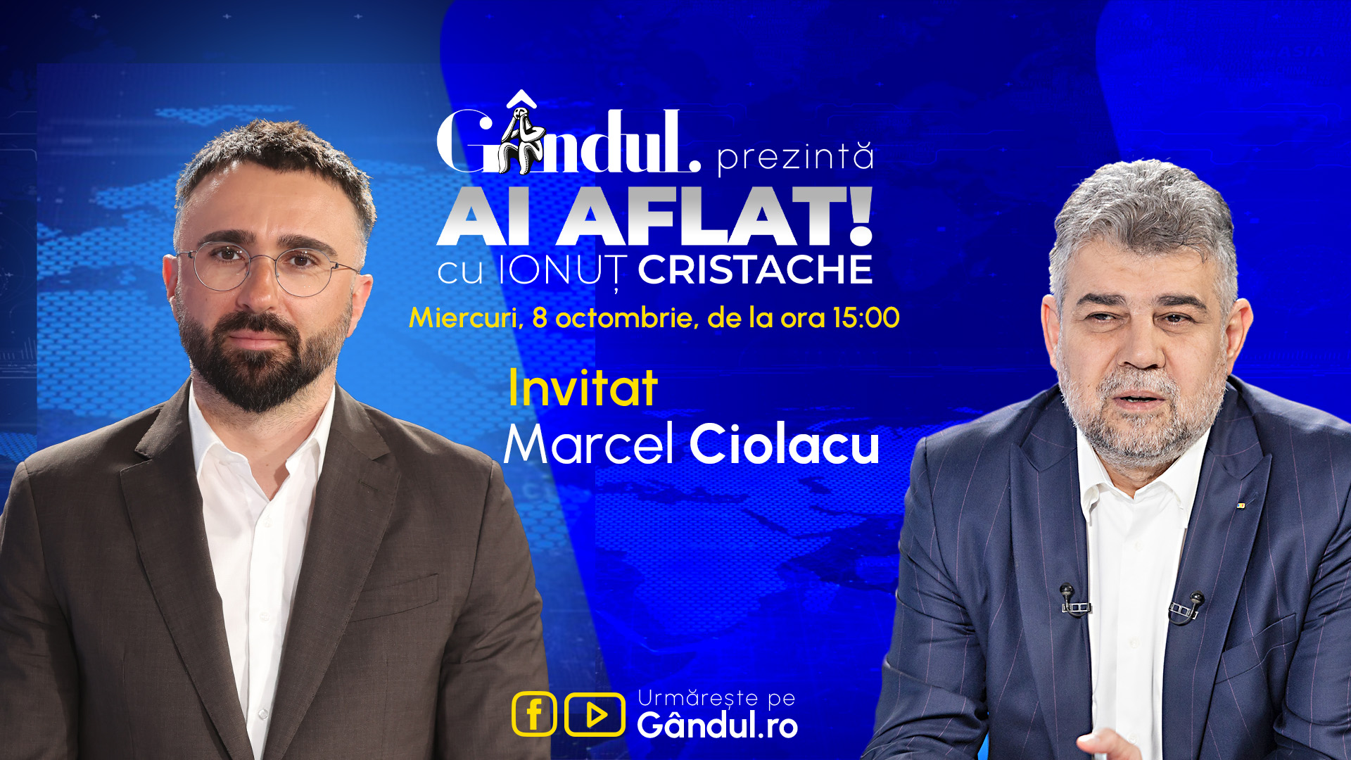 „Ai Aflat! cu Ionuț Cristache” începe miercuri, 8 octombrie, de la ora ...