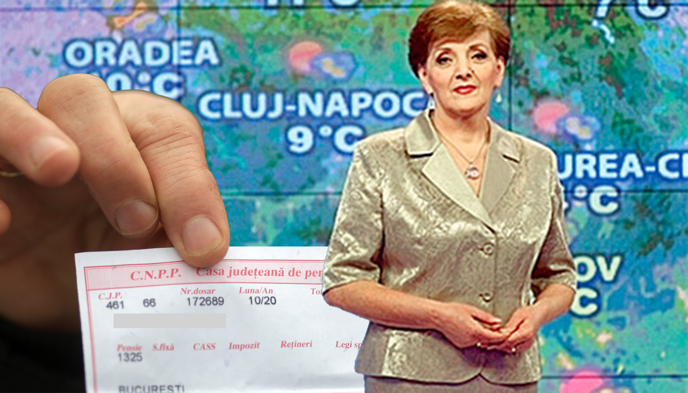 Averse de bani! Ce pensie uriașă încasează celebrul meteorolog Romica Jurca