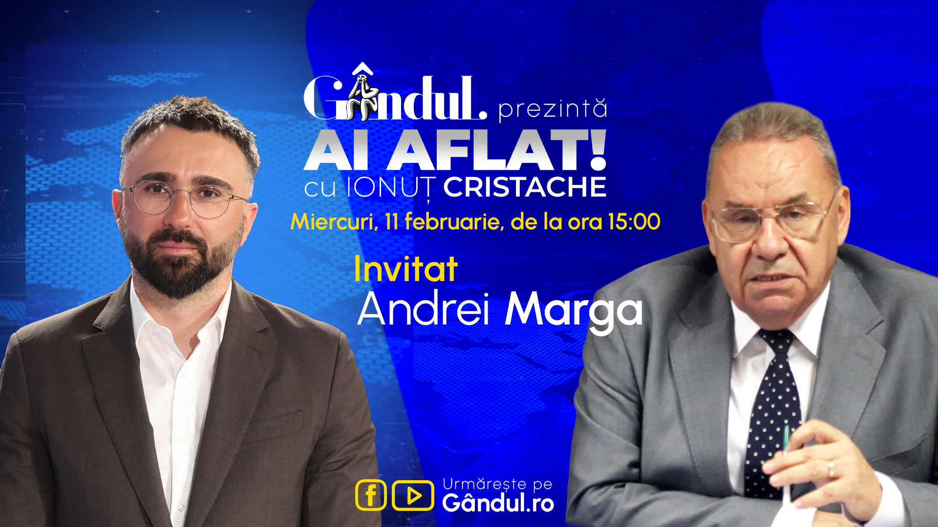 „Ai Aflat! cu Ionuț Cristache” începe miercuri, 11 februarie, de la ora ...