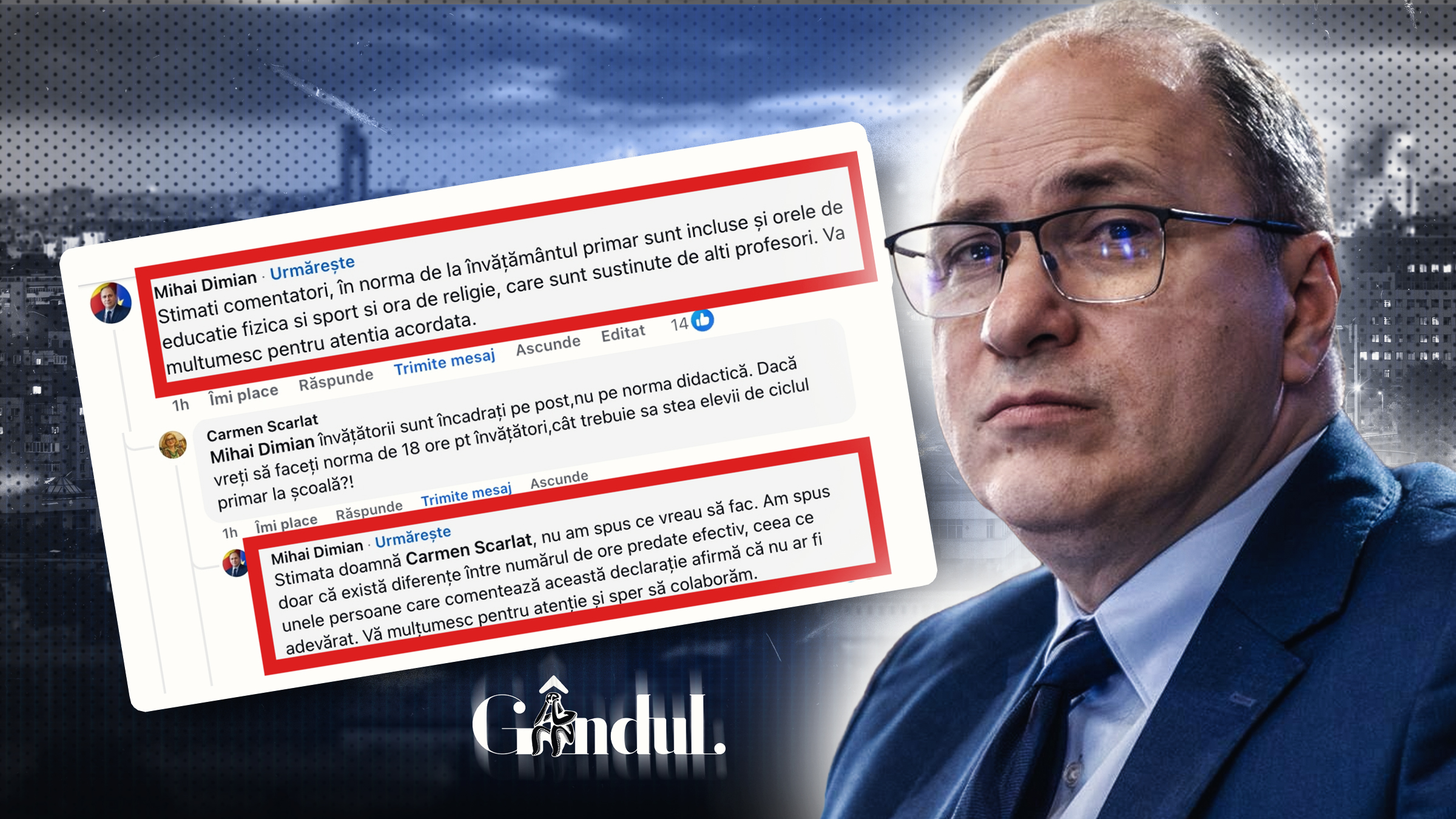 Declarație falsă a ministrului Educației. Cum contrazice Mihai Dimian ...
