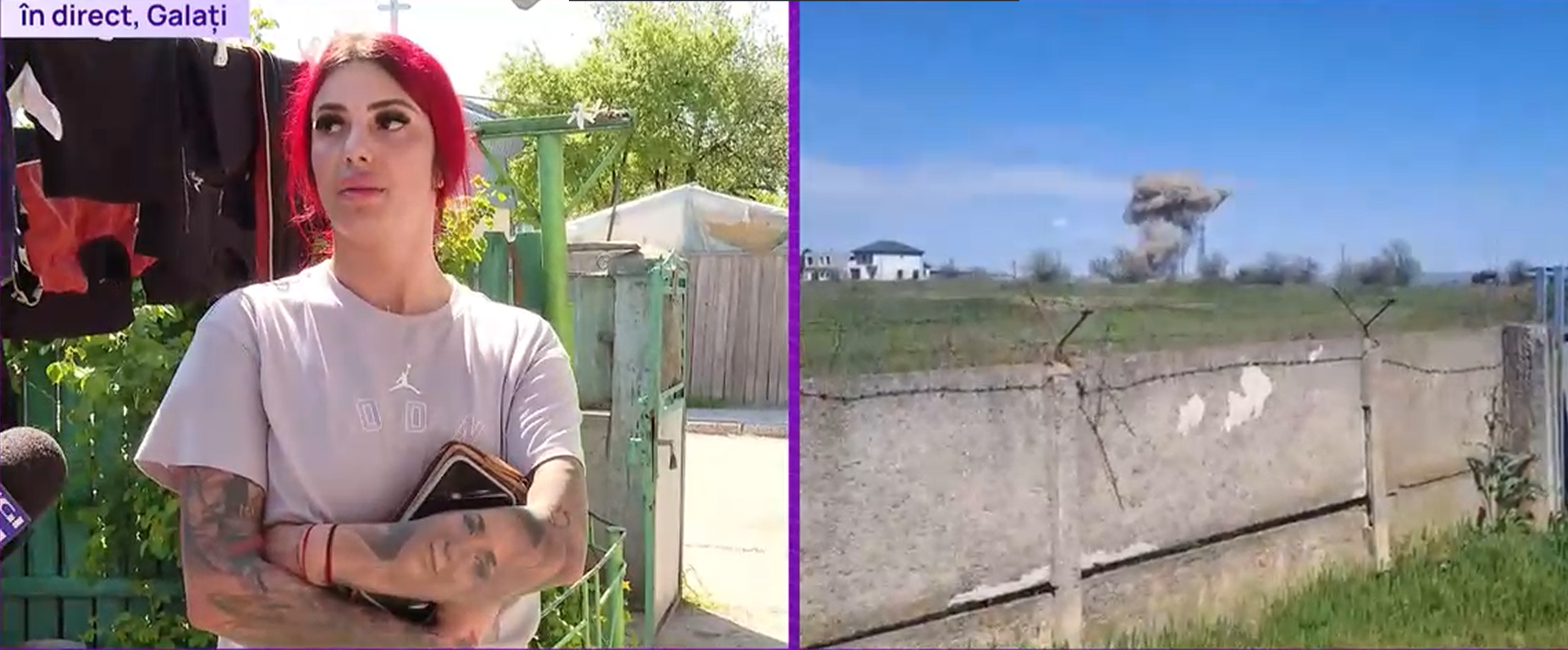 Proprietara casei pe care a căzut drona din Galați povestește cum s-a ...