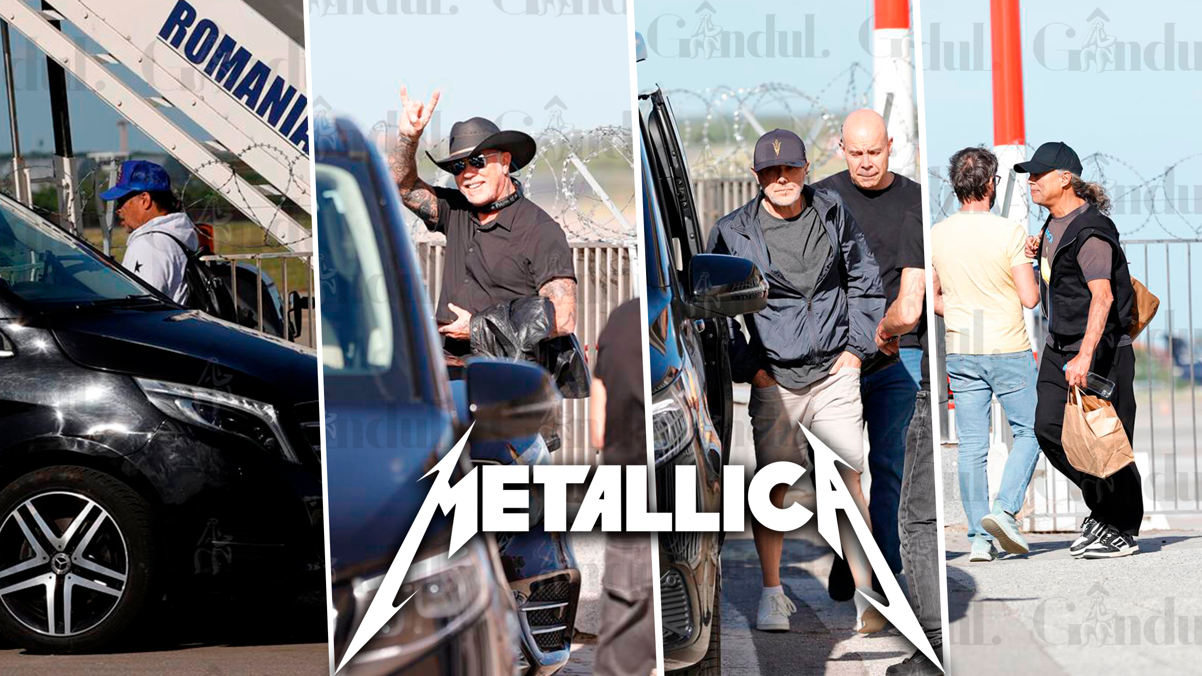 Metallica a aterizat la București. Gândul vă prezintă imagini exclusive ...
