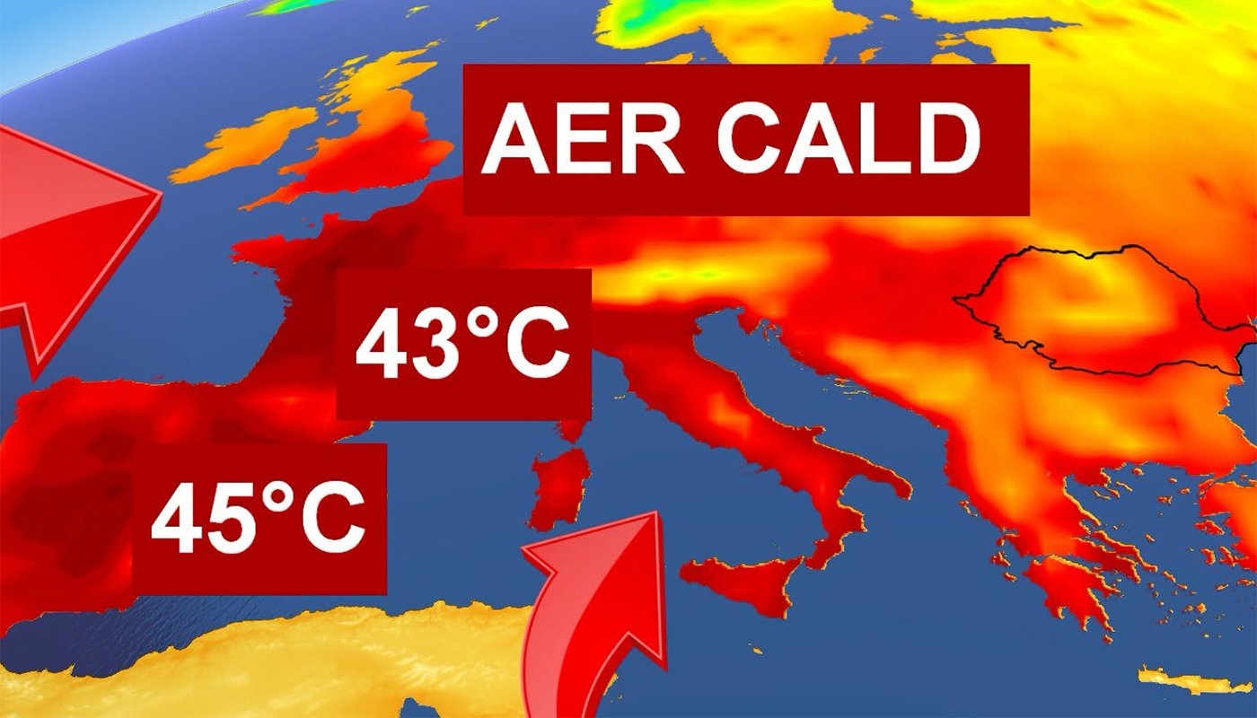 Un val mega-canicular de 45 grade Celsius se apropie de România ...