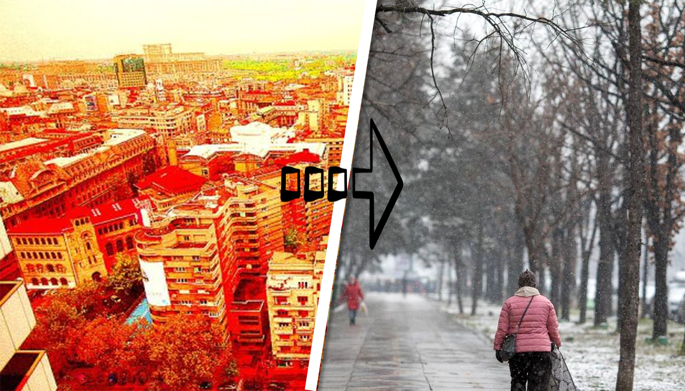 Se întoarce iarna în România. Meteorologii Accuweather anunță ...